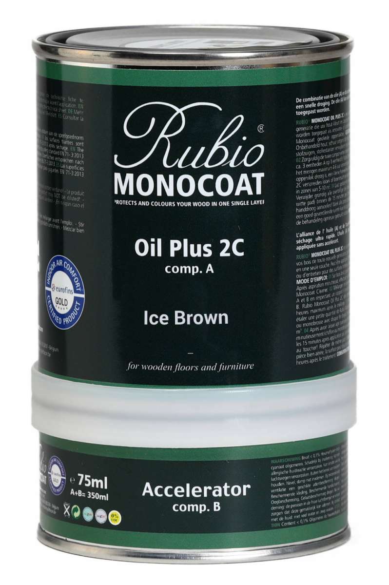 Oil Plus 2C Ice Brown | Rubio Monocoat Öle im Shop von Bioraum